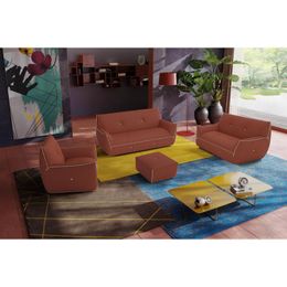 Egoitaliano Polstergarnitur &raquo;Yuki, extravagantes Design und h&ouml;chster Sitzkomfort, tolle Details&laquo; Set, bestehend aus einem 2,5- und einem 2-Sitzer, Sessel und 