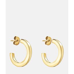 Liebeskind Berlin Damen Paar Creolen &raquo;Schmuck Geschenk Edelstahl Ohrringe The Love Bond&laquo; gold Edelstahl