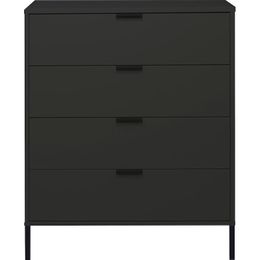 M&auml;usbacher Kommode &raquo;Bonnie&laquo; Kommode mit Quadratgestell grau Holzwerkstoff B/H/T: 81cm x 100cm x 45cm, 4 Stk.