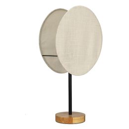 Tischleuchte &raquo;Boho Darling max20W Beige 230V Metall/Holz/Stoff&laquo; E27 E27 beige 1, H: 56,5cm
