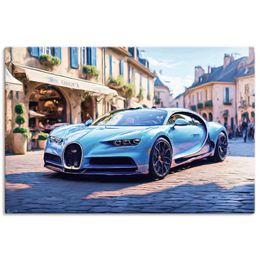 Artland Wandbild &raquo;Chiron&laquo; Auto 1 Stk. tlg. als Alubild, Leinwandbild, Poster, Wandaufkleber in verschied. Gr&ouml;&szlig;en blau Leinwand B/H/T: 90cm x 60cm, 