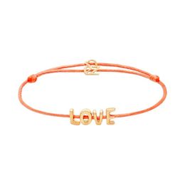 Echtzeit Damen Armband &raquo;Schmuck Geschenk Edelstahl-Nylon-Armband Love Letters&laquo; 21cm, Edelstahl Nylon