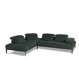 Calia italia Ecksofa &raquo;Skyline, Made in Italy, Design-Sofa, L-Form, mit Sitztiefenverstellung&laquo; verstellbare Armlehne und Kopfst&uuml;tze f&uuml;r maximalen 