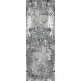 queence Vinyltapete &raquo;Grunge&laquo; Abriebeffekte Steinoptik bedruckt clean minimalistisch unifarben glatt 90x250cm, selbstklebend, kinderleichte Anbringung,