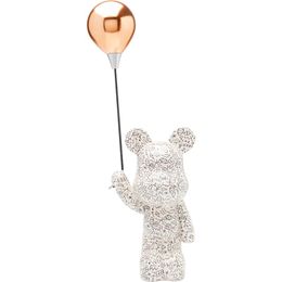 KARE Dekofigur &raquo;Deko Figur Balloon Bear&laquo; wei&szlig; Glas, Polyresin B/H/T: 17,5cm x 60cm x 11cm