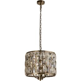 Searchlight H&auml;ngeleuchte &raquo;H&auml;ngeleuchte Bijou, 3-flammig&laquo; E14 1 Stk. Glamour&ouml;s gold 3, &Oslash; 38cm H: 50cm, 1 Stk.