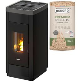FreePoint Pelletofen &raquo;Life 9&laquo; schwarz