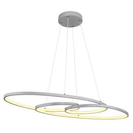 Globo LIGHTING LED Pendelleuchte &raquo;SPIRA&laquo; LED-Modul H&auml;ngelampe/H&auml;ngeleuchte/Wohnzimmer/Esstisch/elegant H: 120cm