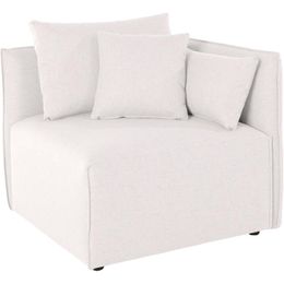 OTTO home Sofa-Eckelement &raquo;N&ouml;re&laquo; Modul - zum Zusammenstellen; in vielen Bezugsqualit&auml;ten und Farben beige Struktur fein (100% Polyester) Struktur fein