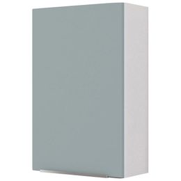 Welltime H&auml;ngeschrank &raquo;Matera&laquo; Breite 40 cm, mit hochwertigen matten MDF-Fronten gr&uuml;n Holzwerkstoff, MDF wei&szlig;, B/H/T: 40cm x 64cm x 20cm, T&uuml;ren: 1 Stk
