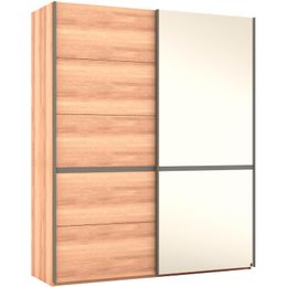 Musterring Schwebet&uuml;renschrank &raquo;Sorrent, Kleiderschrank, Schrank, Schiebet&uuml;ren&laquo; Teilmassiv Eiche, MADE IN GERMANY, T&uuml;ren in Eiche massiv mit Kassetten-Optik, 