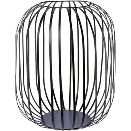 OTTO home Windlicht &raquo;Dilja, Stumpenkerzenhalter aus Metall&laquo; Kerzenhalter im minimalistischen Design schwarz Metall B/H/T: 40cm