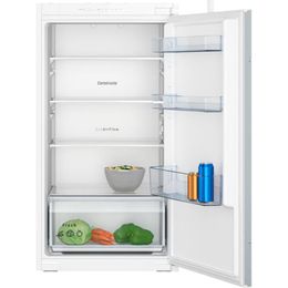 Constructa Einbauk&uuml;hlschrank &raquo;CK131NSE0&laquo; 102,1 cm hoch 54,1 cm breit silber Transparente Vario-Schale f&uuml;r Obst und Gem&uuml;se, abgedeckt durch Sicherheitsglasplatte