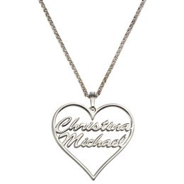 Firetti Damen Namenskette &raquo;Schmuck Geschenk Silber 925 Halskette mit deinem Namen&laquo; silber Silber 925 (Sterlingsilber), L: 45