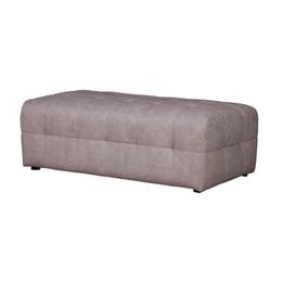 Home Affaire Polsterhocker &raquo;Nosia&laquo; passend zur Serie grau 100% Polyester B/H/T: 120cm x 47cm x 70cm, Samtoptik