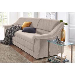 DOMO collection 3-Sitzer &raquo;Lale formsch&ouml;nes & komfortables Sofa, zeitlos & elegant, Breite 198cm&laquo; optimal f&uuml;r kleinere R&auml;ume beige Microfaser 