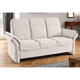 Home Affaire 3-Sitzer &raquo;Tahoma&laquo; mit Armteilverstellung, Federkern beige B/H/T: 199cm x 103cm x 89cm, Luxus-Microfaser ALTARA NUBUCK