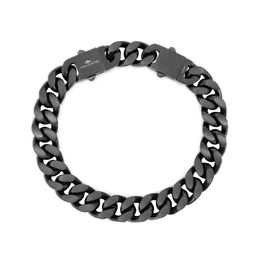 Fynch-Hatton Herren Fynch-Hatton Armband &raquo;Schmuck Edelstahl Armkette The Chunky Chain&laquo; schwarz 18,5cm, Edelstahl
