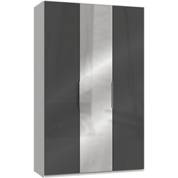 wimex Kleiderschrank &raquo;Level by fresh to go&laquo; mit Glas- und Spiegelt&uuml;ren wei&szlig; B/H/T: 150cm x 236cm x 58cm, T&uuml;ren: 3 Stk.