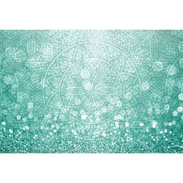 ARCHITECTS PAPER Fototapete &raquo;Atelier 47 Circle Graphic 1&laquo; orientalisch glatt Vlies, Wand, Schr&auml;ge, Decke blau Vlies B/L: 4m x 2,7m