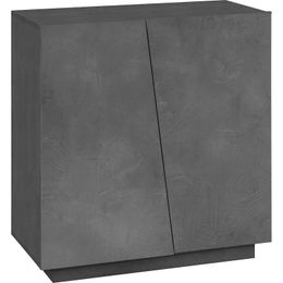 Home Affaire Schuhkommode &raquo;Vega&laquo; grau Holzwerkstoff B/H/T: 80cm x 86cm x 38cm, 2 Stk.