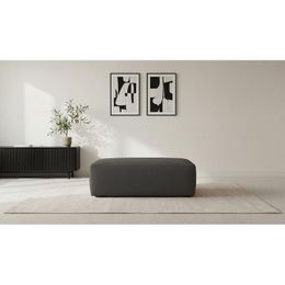 Inosign Polsterhocker &raquo;Koa&laquo; Wellenunterfederung, weicher Lounge-Sitzkomfort grau 100% Polyester B/H/T: 114cm x 44cm x 61cm, Webstoff fein