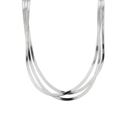 Liebeskind Berlin Damen Kette ohne Anh&auml;nger &raquo;, LJ-0716-N-45, LJ-0717-N-45&laquo; silber Edelstahl, L: 45