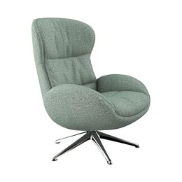FLEXLUX Relaxsessel &raquo;Haze, hervorragender Komfort, Alu Fu&szlig;, organisches Design, ergonomisch&laquo; Fernsehsessel, R&uuml;ckenteilverstellung, drehbar, Fu&szlig; Alu 