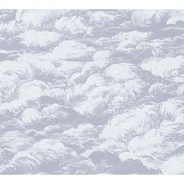 ARCHITECTS PAPER Vliestapete &raquo;Jungle Chic&laquo; Motiv abstrakt naturalistisch glatt Tapete Wolken Tapeten Wohnzimmer Schlafzimmer K&uuml;che modern Design B&uuml;ro grau Vlies B/L: 