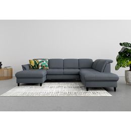 Sit & More sit&more Wohnlandschaft &raquo;Maggiore U-Form&laquo; wahlweise mit Kopfteilverstellung, Schlaffunktion und Stauraum grau 98% Polyester, 2% Polyamid B/H/T: 312cm 