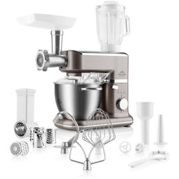 2THETA eta K&uuml;chenmaschine &raquo;ETA002390070&laquo; Gratussino Bravo II 800 Watt, mit viel Zubeh&ouml;r grau Einheitsgr&ouml;&szlig;e K&uuml;chenmaschine