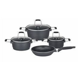 GSW Topf-Set &raquo;Scala&laquo; Set, 7 tlg. tlg. Aluminiumguss grau 1,8 l