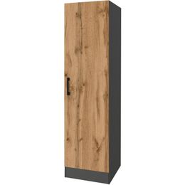 KOCHSTATION Vorratsschrank &raquo;KS-Toronto&laquo; Breite 50 cm, mit 8 Einlegeb&ouml;den grau Holzwerkstoff B/H/T: 50cm x 200cm x 60cm, T&uuml;ren: 1 Stk.