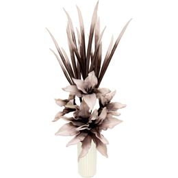 I.GE.A. Kunstblume &raquo;Soft-Blumenarrangement&laquo; Keramikvase braun Kunststoff B/H/L: 50cm x 90cm, 1 Stk.