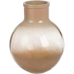 Gilde Tischvase &raquo;Vase bauchig "Novelle"&laquo; braun Glas B/H/T: 24cm x 31cm x 24cm &Oslash; 24cm