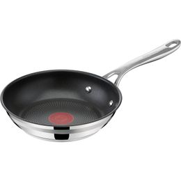 Tefal Bratpfanne &raquo;Jamie Oliver Cook Smart, Pfanne Induktion mit Antihaftversiegelung&laquo; Edelstahl Thermo-Signal bei idealer Bratttemperatur, f&uuml;r alle 