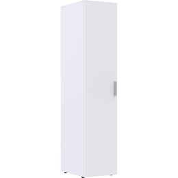 wimex Dreht&uuml;renschrank &raquo;M&uuml;nster Kleiderschrank&laquo; Mehrzweckschrank passt in jede kleine Nische wei&szlig; Holzwerkstoff Wei&szlig;, B/H/T: 40cm x 185cm x 54cm