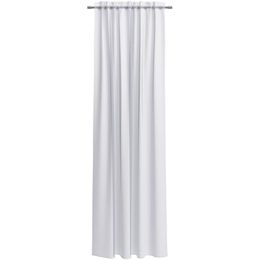 Neutex for you! Vorhang nach Ma&szlig; &raquo;2&laquo; Multifunktionsband 1 Stk. tlg. Uni-Voile mit elegantem Glanz wei&szlig; Obermaterial: 100% Polyester 120cm, 