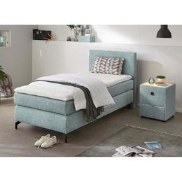 Jockenh&ouml;fer Boxspringbett &raquo;"Alinas" inkl. Topper&laquo; erh&auml;ltlich in unterschiedlichen Breiten und Farbvarianten gr&uuml;n Bezug Bett: Feinstruktur (100% Polyester);Topper 