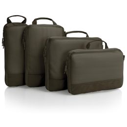 Heys Unisex Kofferorganizer &raquo;Ecotex Compression Packing Cube&laquo; komprimierbare Packw&uuml;rfel, Packtaschen, Organizer f&uuml;r Koffer gr&uuml;n B/H/T: 35,6cm x 29,2cm