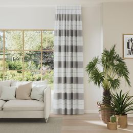 Neutex for you! Vorhang &raquo;FENJA&laquo; Multifunktionsband 1 Stk. tlg. Halbtransparenter Jacquardstoff mit Streifenstruktur Polyester 245cm, 