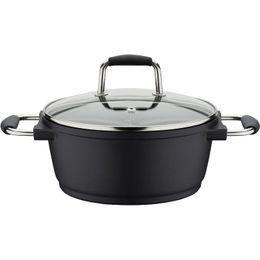 GSW Kochtopf &raquo;Scala&laquo; 1 Stk. tlg. Aluminiumguss schwarz 2,5 l + &Oslash; 20cm + H&ouml;he 9,5cm