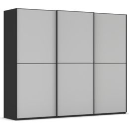 Rauch Schwebet&uuml;renschrank &raquo;Kleiderschrank Schrank Garderobe Schlafzimmerschrank SCALE-DUO&laquo; edle zweigeteilte T&uuml;ren Glas-Front mit 3 Zierleisten MADE 