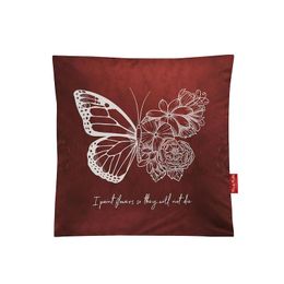 Irisette Dekokissen &raquo;Blaze-Set 8958&laquo; kuschelig weich rot Obermaterial: 100% Polyester B/L: 45cm x 45cm, 1 Stk.