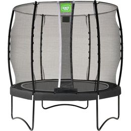 EXIT Gartentrampolin &raquo;Allure Classic&laquo; &Oslash; 253 cm mit Sicherheitsnetz schwarz B/L/T: 239cm