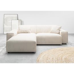 Home Affaire Ecksofa &raquo;Glimminge L-Form auch in Breitcord, Feincord + Easy care-Bezug,&laquo; Breite 234, Zierkissen wei&szlig; 95% Polyester, 5% Nylon B/H/T: 