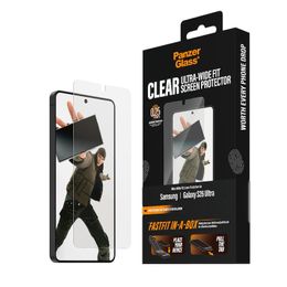 CARE by PanzerGlass Displayschutzglas &raquo;Ultra-Wide Fit Screen Protector&laquo; f&uuml;r Samsung Galaxy S26 Ultra Displayschutzfolie, Schutzfolie, Bildschirmschutz