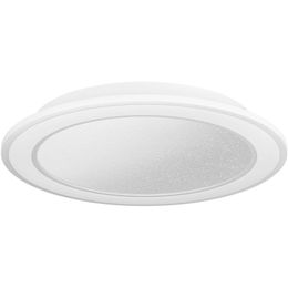 Eglo Deckenleuchte &raquo;Macchoni Deckenlampe, Kristall Deckenleuchte mit Fernbedienung, Lampe&laquo; LED-Modul 1 Stk. Kaltwei&szlig; Neutralwei&szlig; Warmwei&szlig; Wand-/
