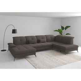 Sit & More sit&more Wohnlandschaft &raquo;Amica, U-Form, inkl. Sitztiefenverstellung und Armteilverstellung&laquo; wahlweise mit Kopfteilverstellung, Schlaffunktion und 