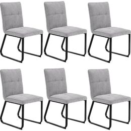 ByLiving Essgruppe 5 Stk. tlg. braun B/H/T: 160cm x 95,5cm x 62cm, Kunstleder, Einlegeplatte, ausziehbar